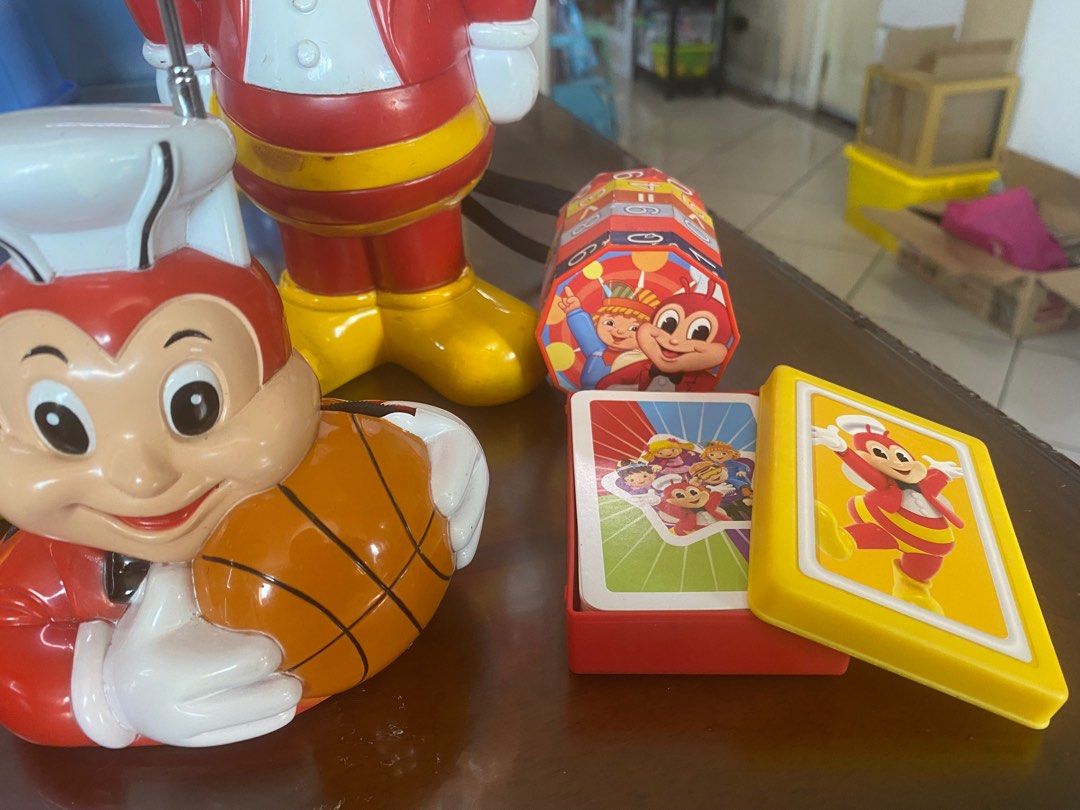 Assorted Jollibee Collectible Items - Playing Cards / Radio (Not ...