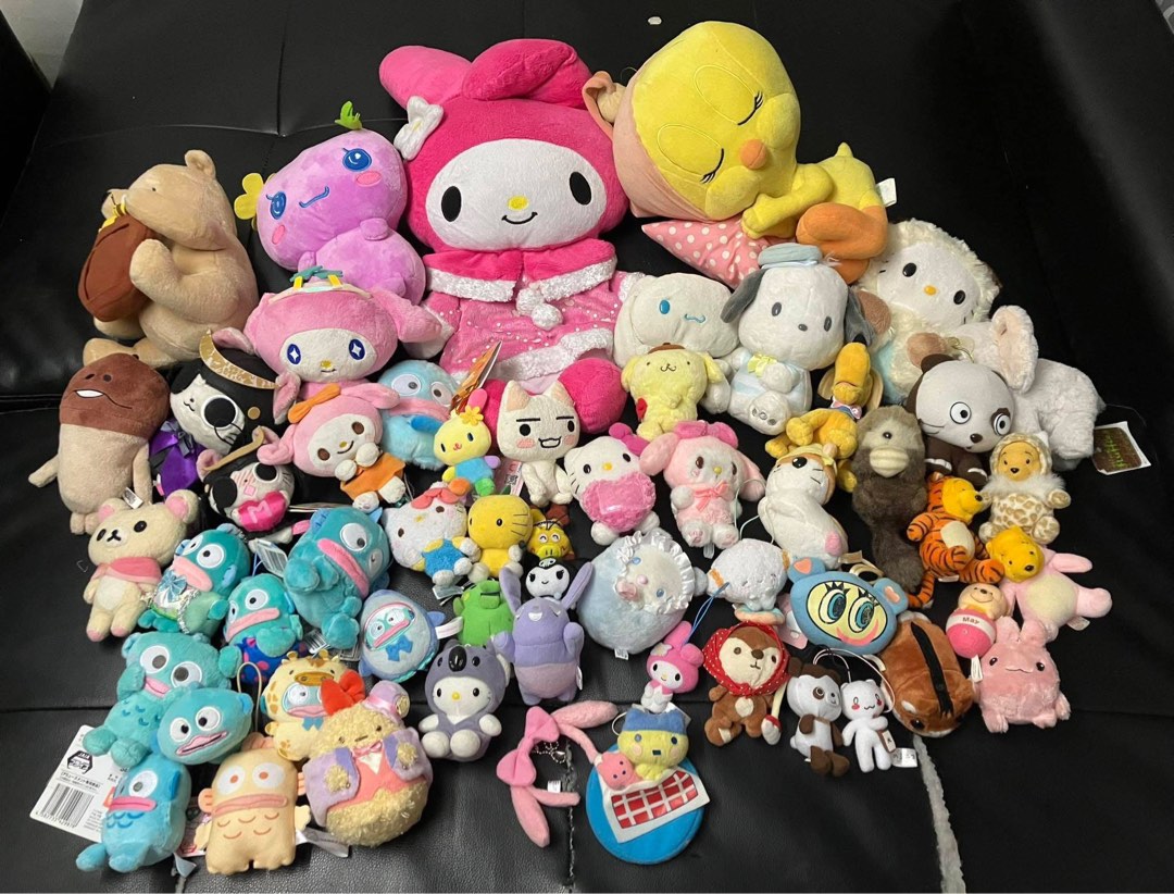 ASSORTED PLUSHIES - SANRIO, Usahana, My Melody, HK / Hello Kitty ...