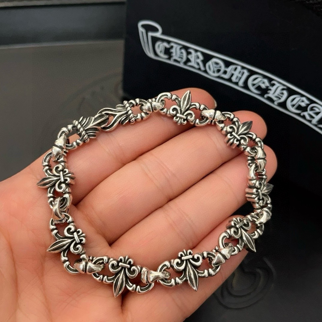 💯Authentic Chrome Hearts bracelet, Men's Fashion, Watches & Accessories ...