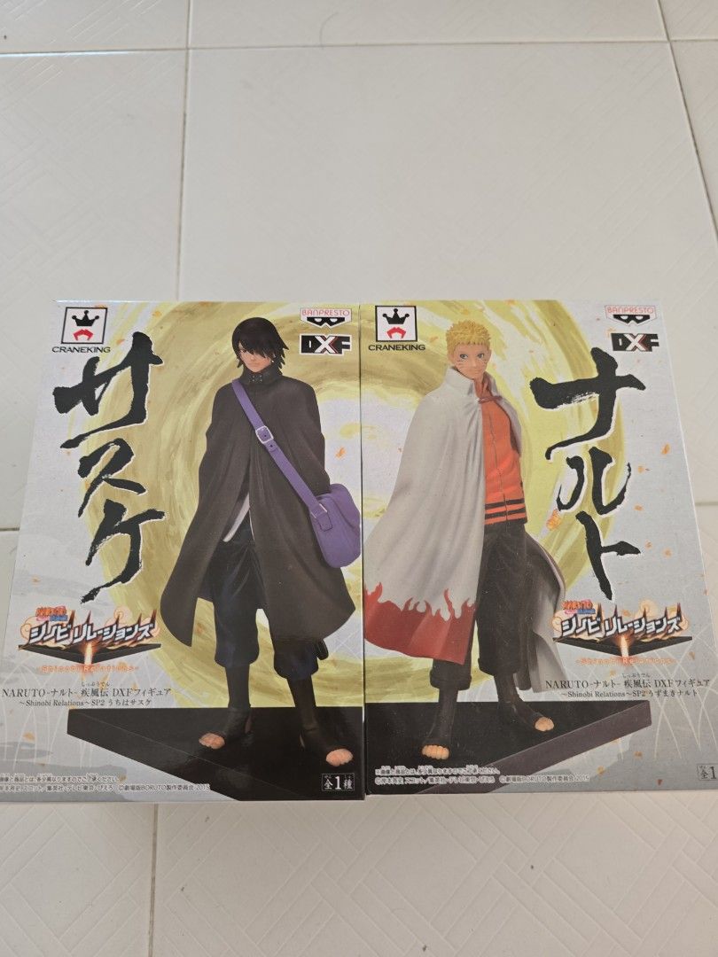 BANPRESTO Naruto DXF Shinobi Relations - Naruto & Sasuke, Hobbies ...