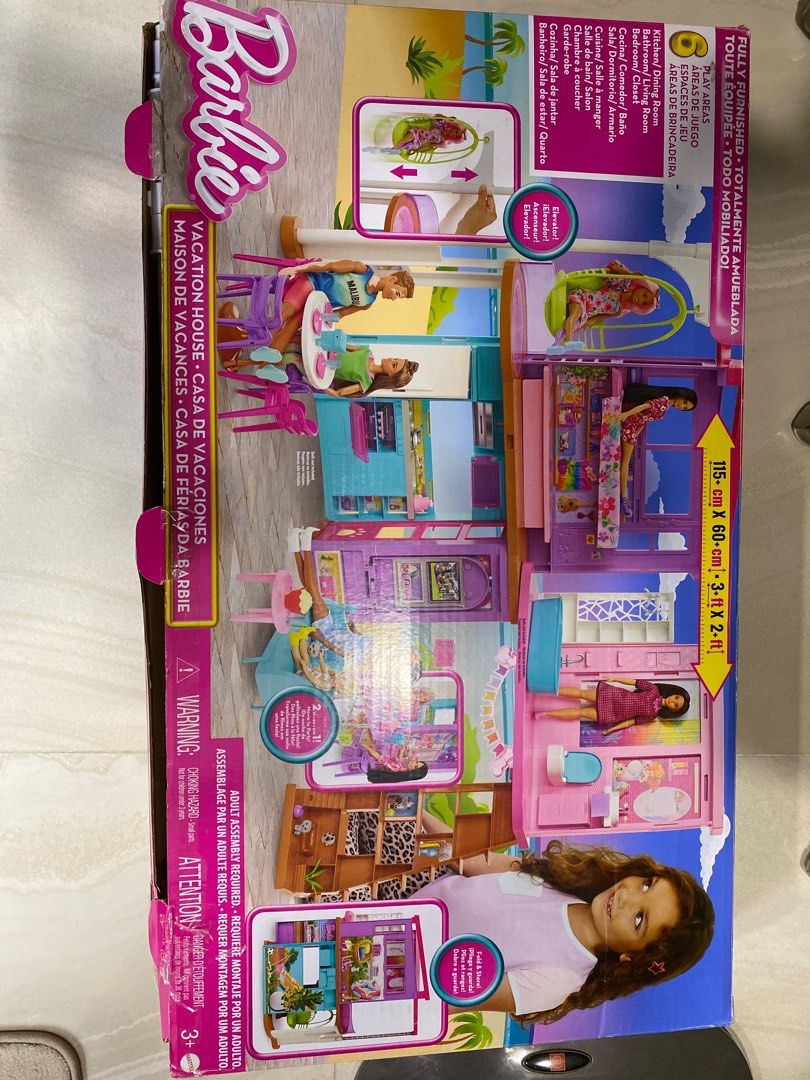 Barbie Vacation House Playset, Hobbies & Toys, Toys & Games on Carousell