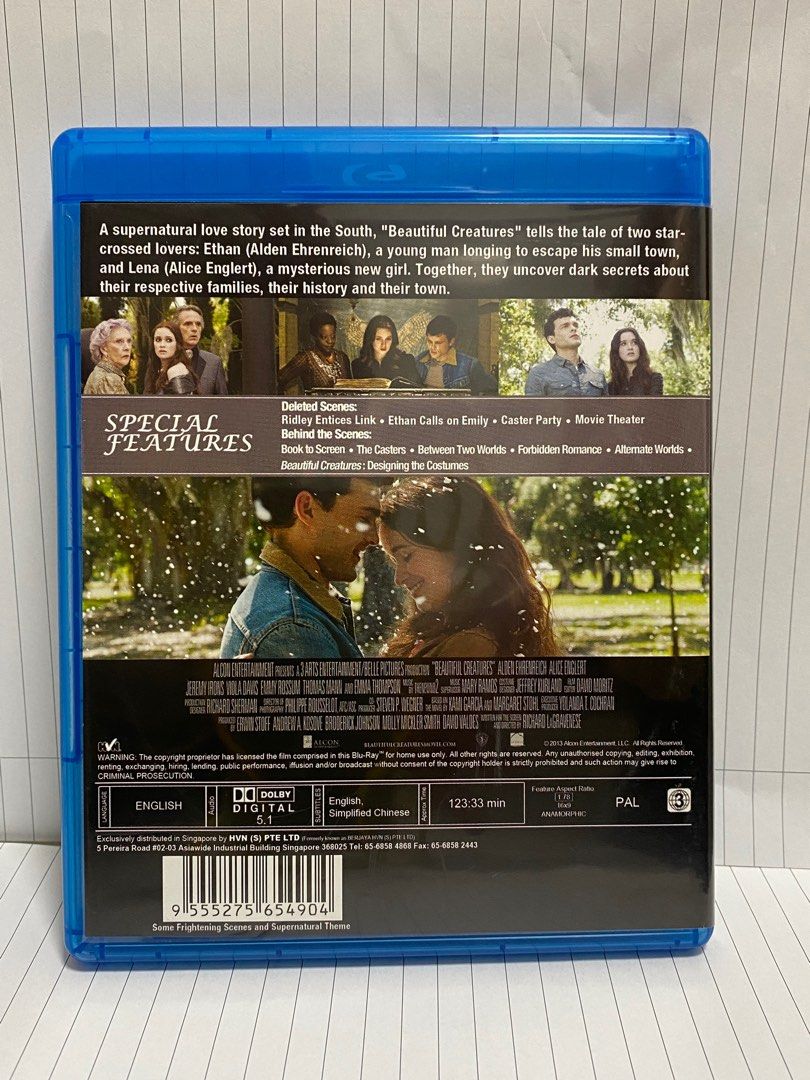 Beautiful Creatures Blu-ray Disc, Hobbies & Toys, Music & Media, CDs ...
