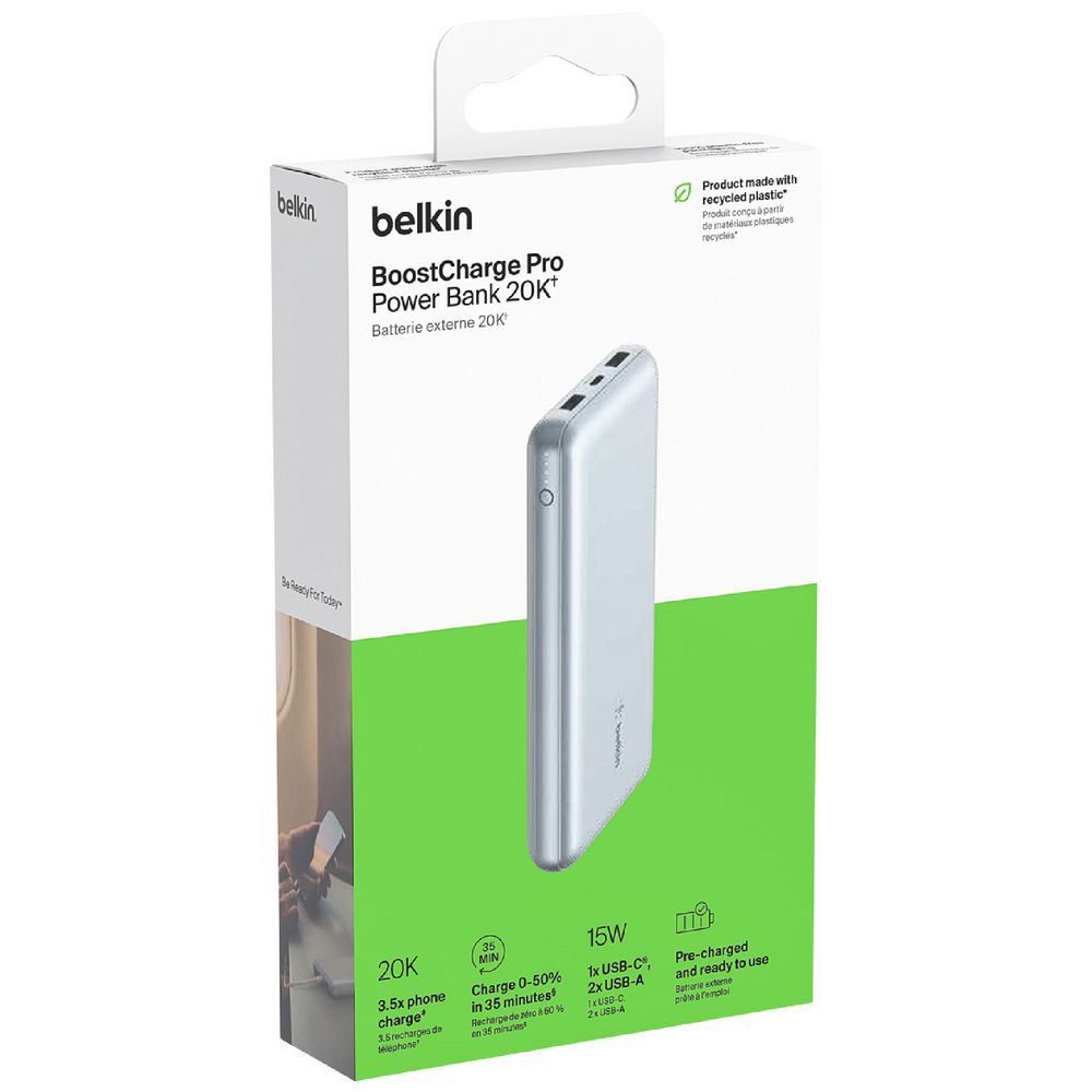 Belkin BoostCharge Pro Powerbank 20K 15W, Mobile Phones & Gadgets ...
