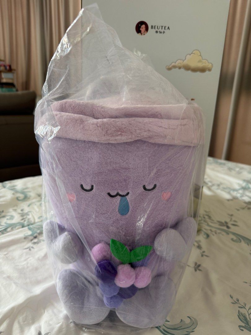 Beutea Grape Plushie XL, Hobbies & Toys, Toys & Games on Carousell