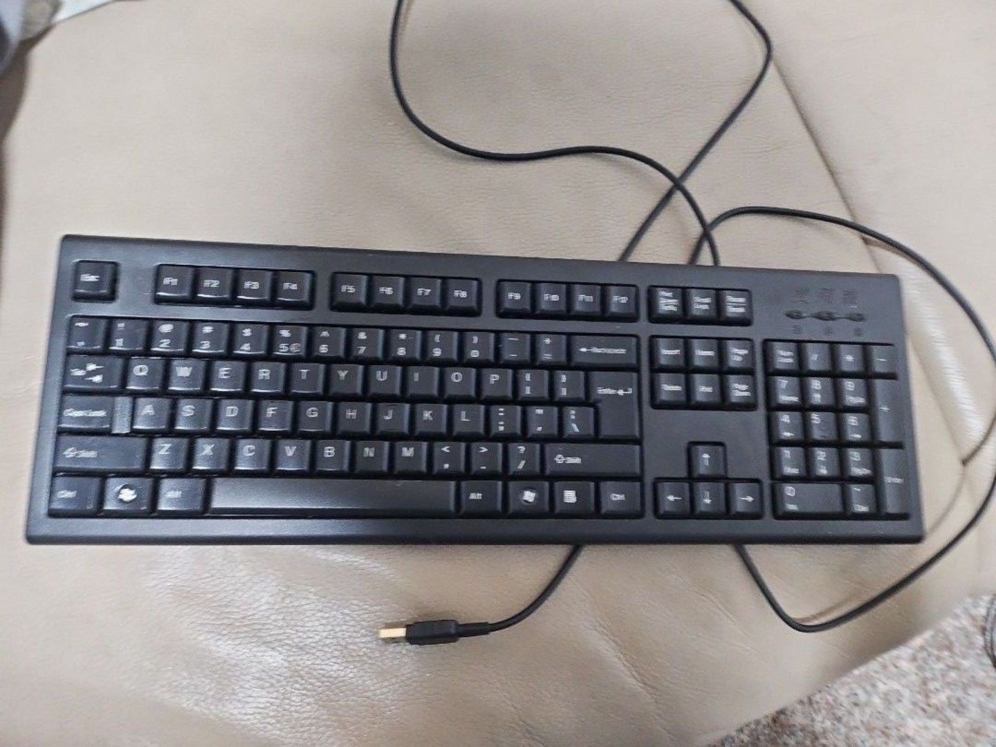 Black Wired Keyboard, Computers & Tech, Parts & Accessories, Computer ...