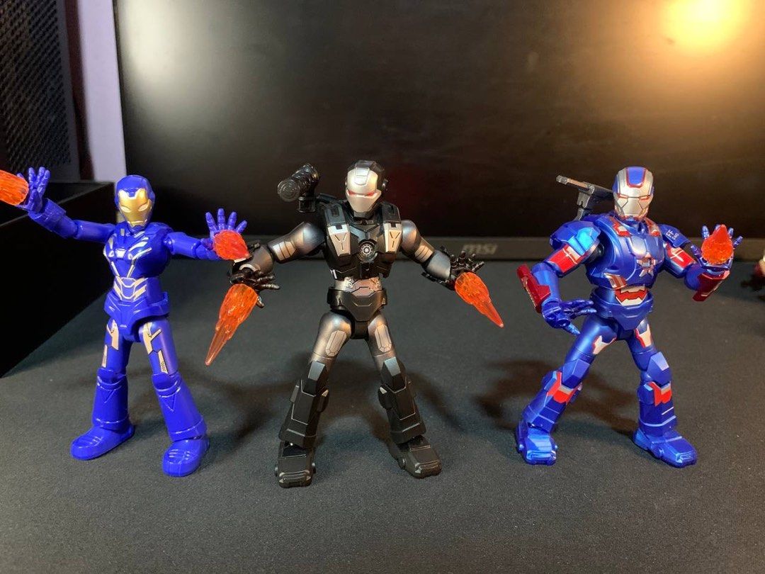 Blokees Marvel Iron Man suits (Rescue, War Machine, Iron Patriot ...