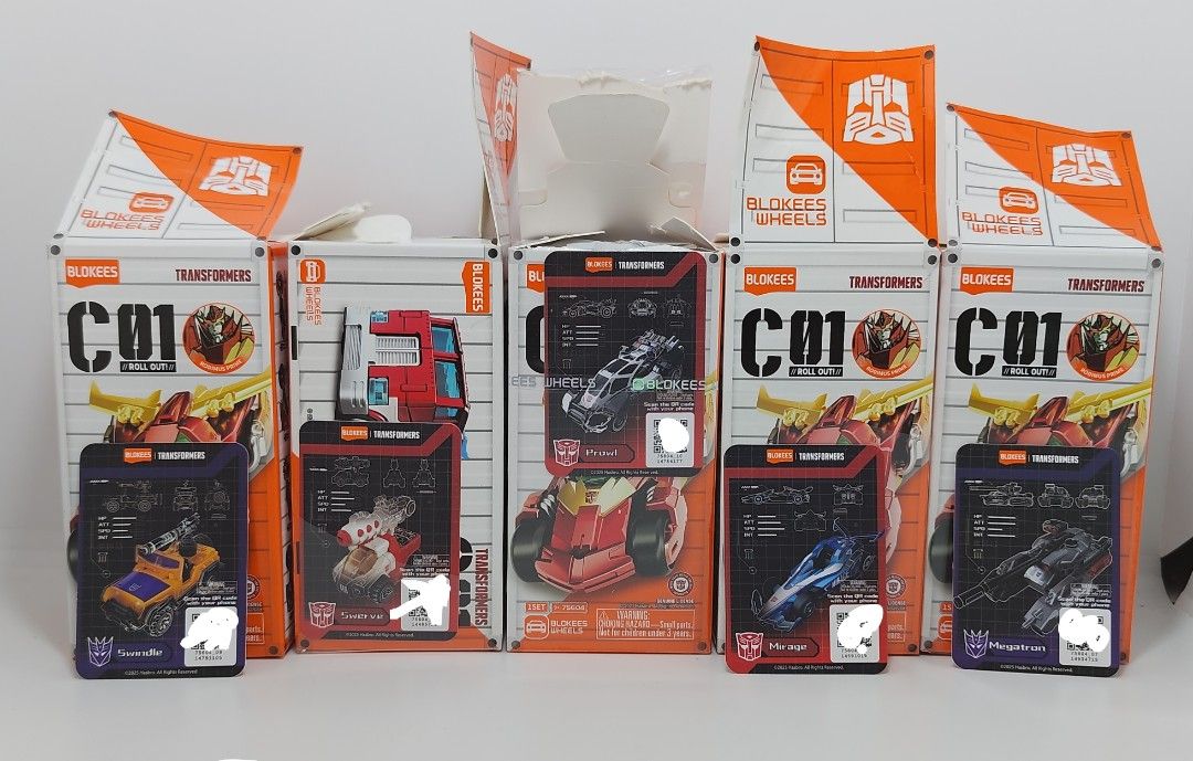 Blokees Wheels Transformers C01 LOT 5pcs, Hobbies & Toys, Toys & Games ...