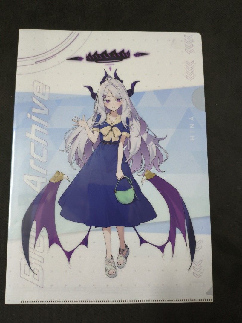 Blue Archive Nina A4 file merchandise, Hobbies & Toys, Collectibles ...