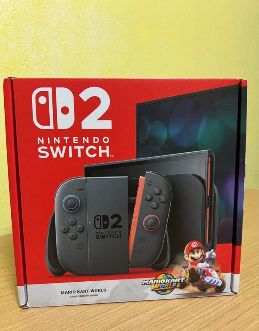 BNIB Nintendo Switch 2 Mario Kart world Bundle, Video Gaming, Video ...