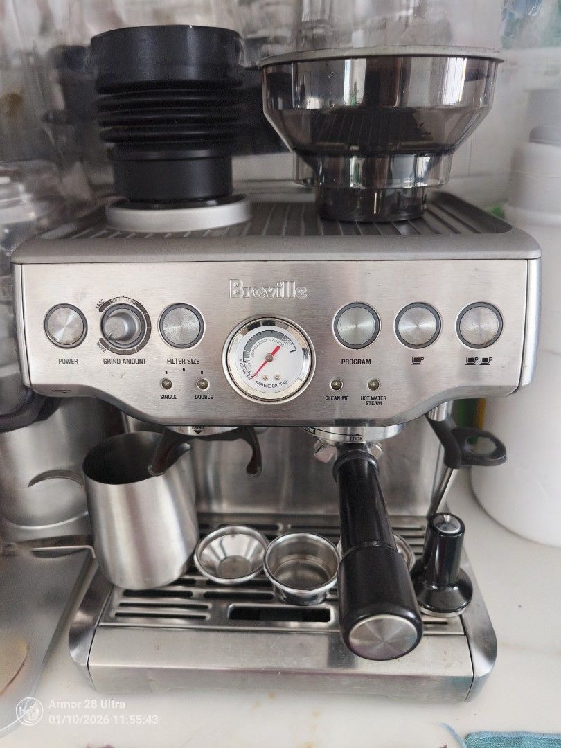 Breville Barista Express Espresso Machine, TV & Home Appliances ...