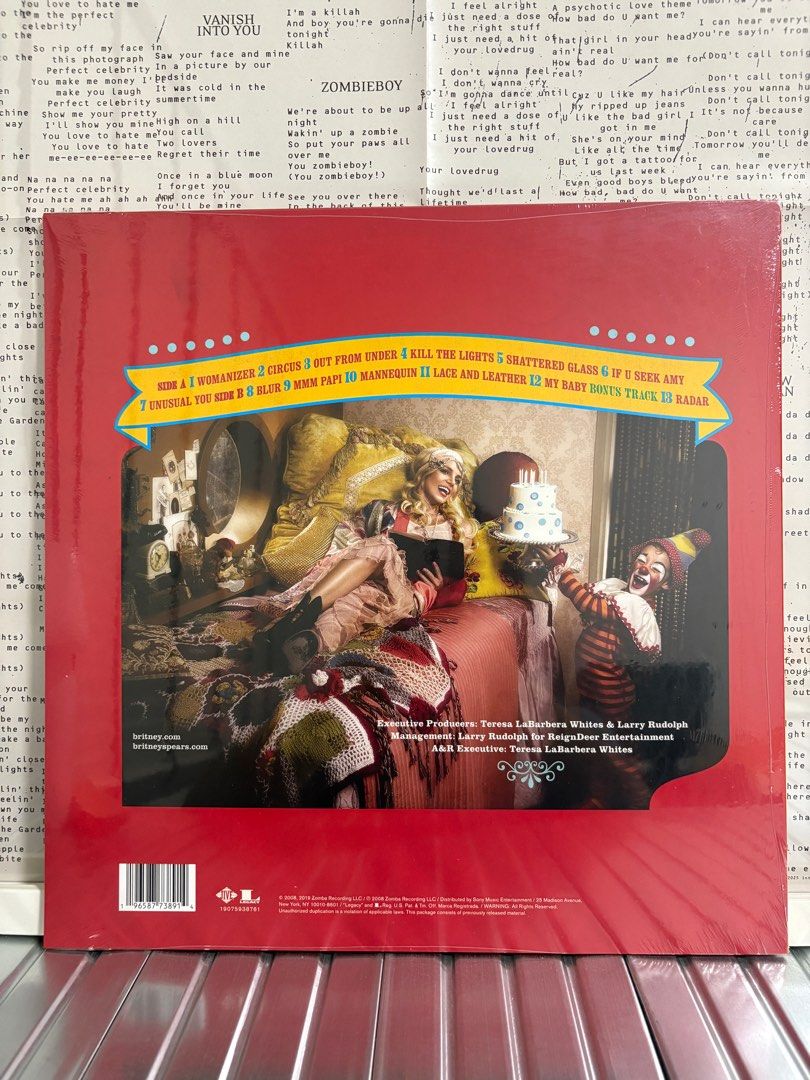 Britney Spears - Circus [Sealed] (Vinyl Record - Black), Hobbies & Toys ...