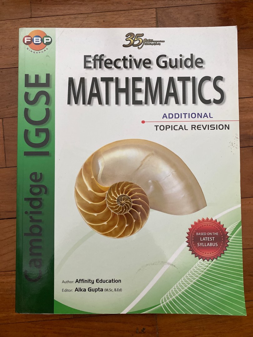 Cambridge IGCSE Effective Guide Mathematics Textbook, Hobbies & Toys ...
