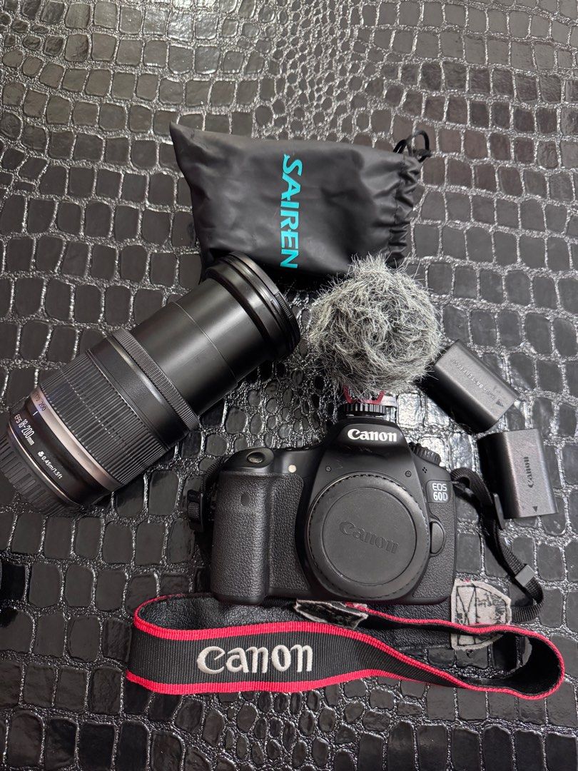 Canon EOS 60D DSLR Camera with Lenses, Photography, Cameras on Carousell