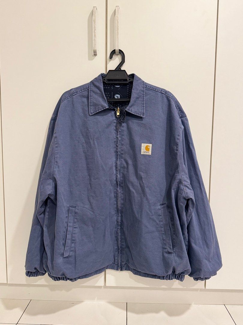 Carhartt WIP Detroit Reversible Harris Jacket Workwear - Blue, Men's ...