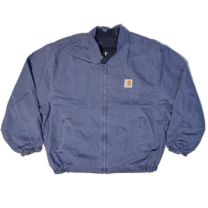 Carhartt WIP Detroit Reversible Harris Jacket Workwear - Blue, Men's ...