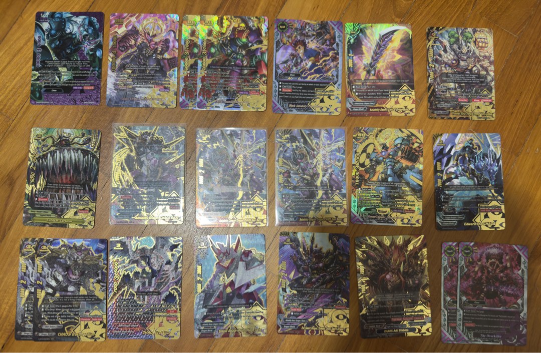 CHAOS High Rarity Buddyfight Cards RR/RRR/SECRET WTS, Hobbies & Toys ...