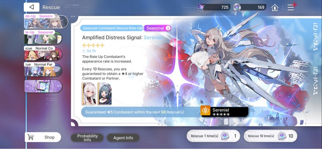 Chaos Zero Nightmare Account - E1 Chizuru, Sereniel + Peko LB1, many ...