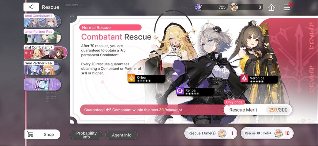 Chaos Zero Nightmare Account - E1 Chizuru, Sereniel + Peko LB1, many ...