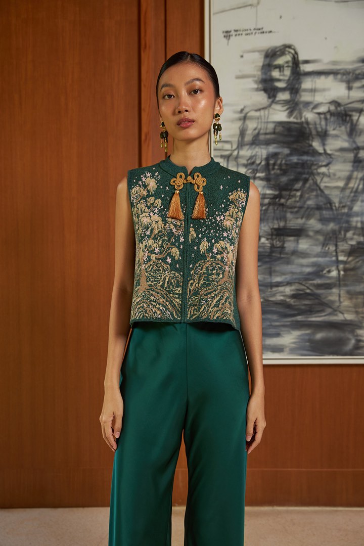 Claude Mu Lan Chen Top, Women's Fashion, Tops, Blouses on Carousell