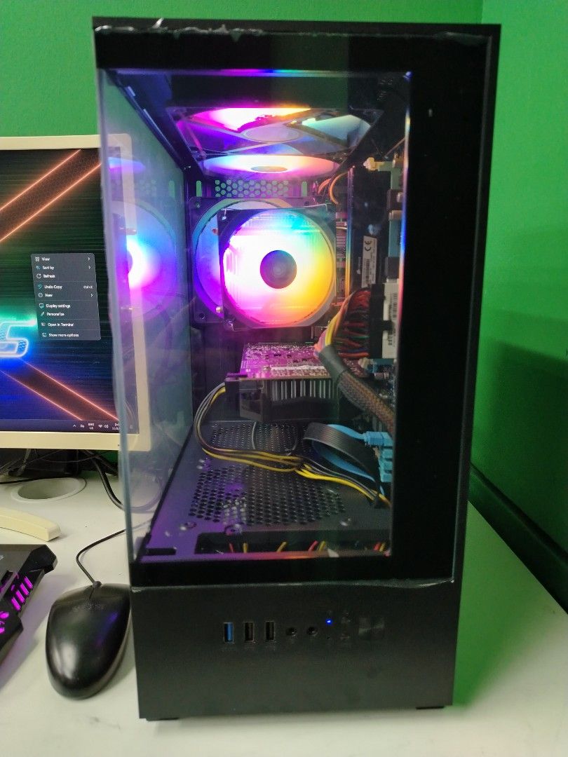 Compact MATX Small Form Factor Gaming PC Computer - I7 CPU, GTX 1060 ...