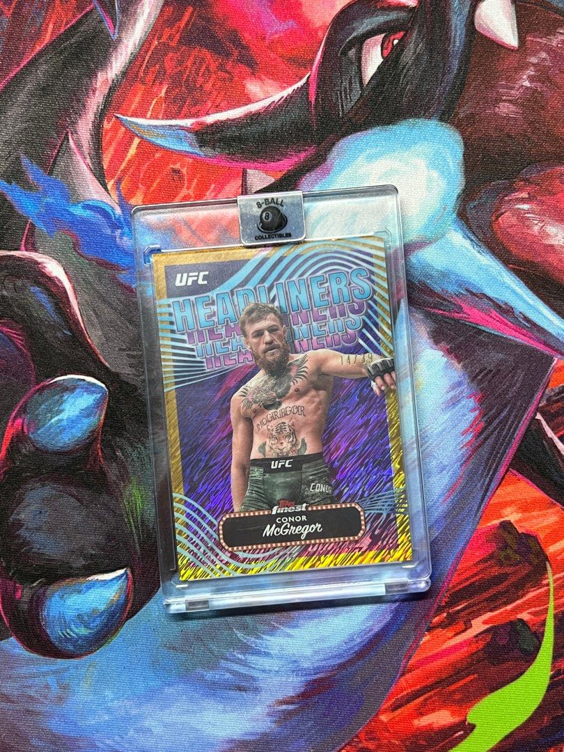 Conor Mcgregor Gold Shimmer /39 UFC Finest, Hobbies & Toys, Toys ...