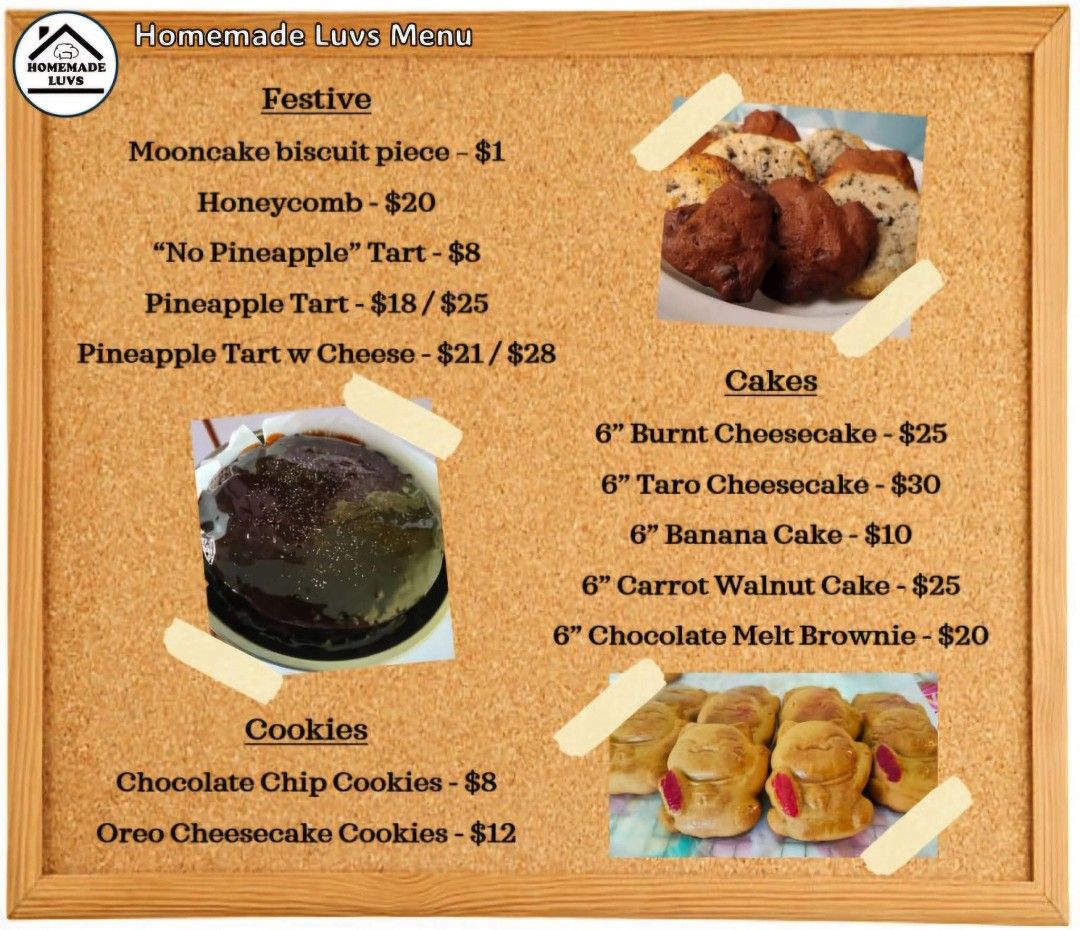Homebaked Cookies/ Pineapple Tarts/ Honeycomb/ Cake, Food & Drinks ...