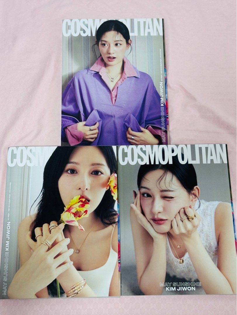 Cosmopolitan Magazine Korea - Kim Ji Won cover, Hobbies & Toys, Books ...