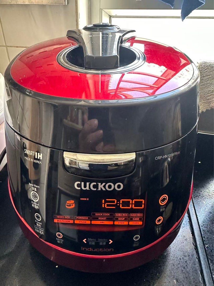 Cuckoo 福庫 CRP-HN1054FRHK 1.8公升 IH Pressure 多元智能飯煲, 家庭電器, 廚房電器, 鍋具 ...