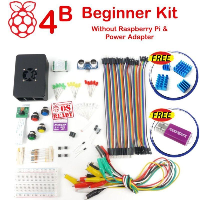 Cytron Raspberry Pi 4B Beginner Kit, Computers & Tech, Parts ...