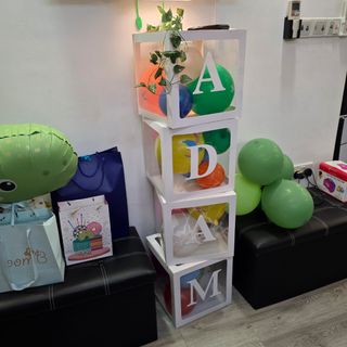 Daiso birthday balloon set, Hobbies & Toys, Occasions & Party Supplies ...