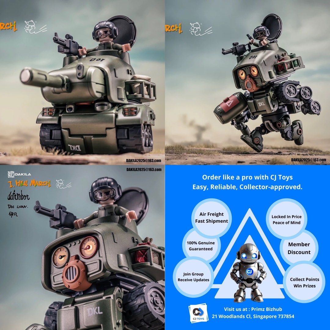 DAFTBOTS Series Hell March D01 LVAN Action Figure, Hobbies & Toys, Toys ...
