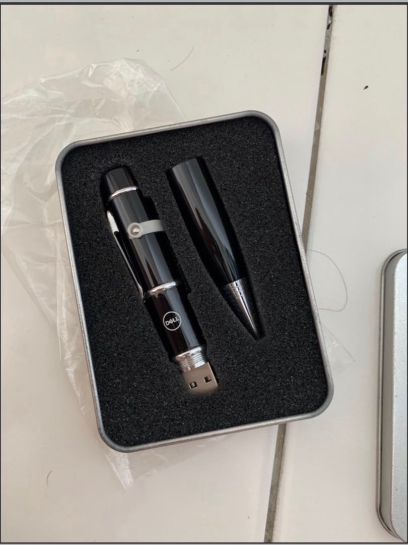 Dell 3-in-1 Pen with 8gb Thumb Drive and Pointer (red), Hobbies & Toys ...