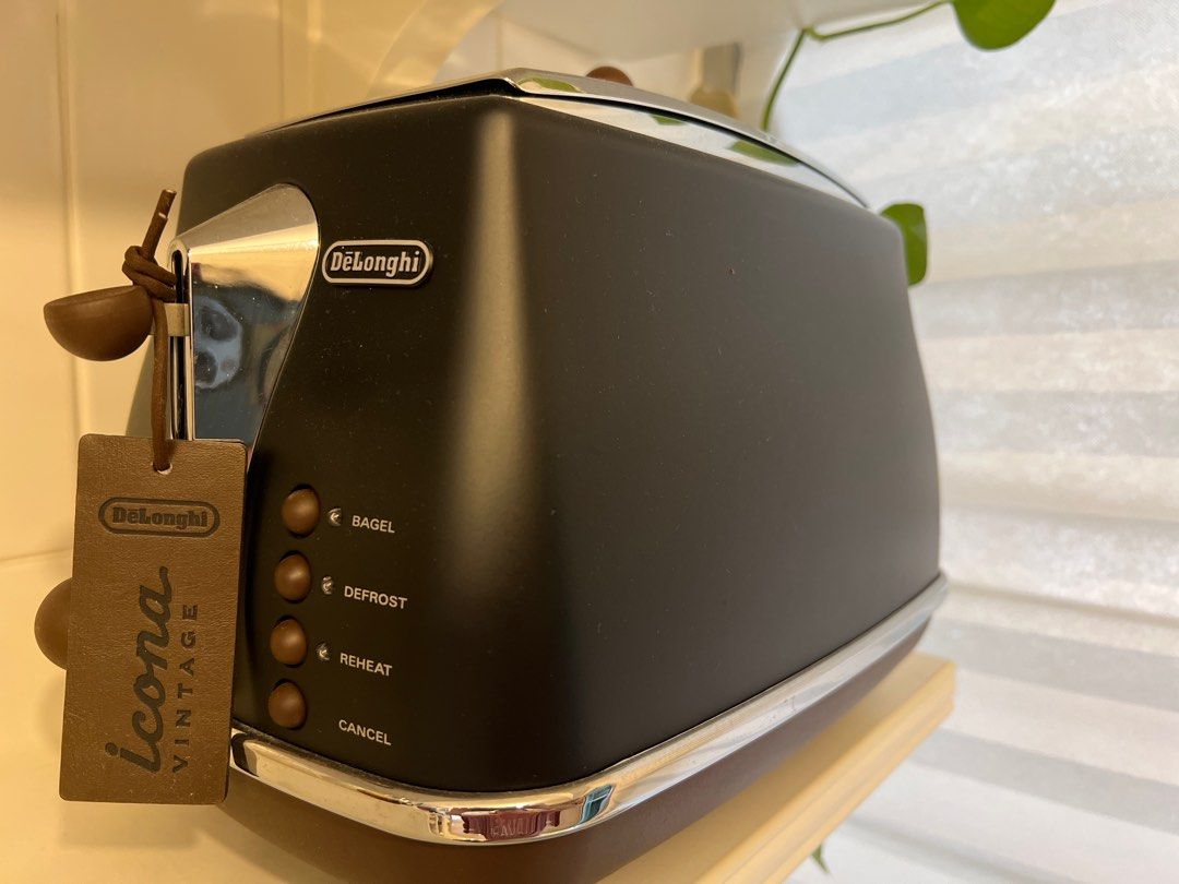 DeLonghi Icona Vintage Toaster - Black, TV & Home Appliances, Kitchen ...