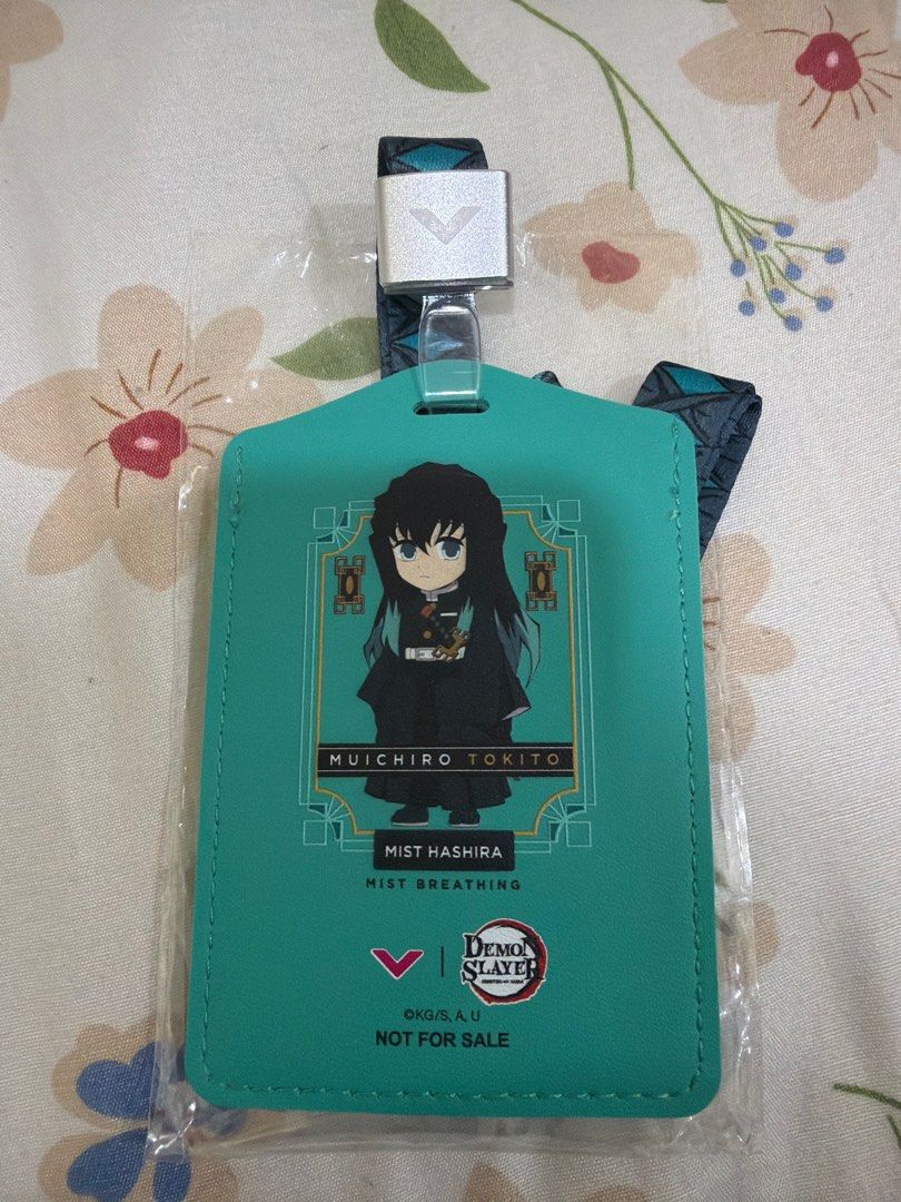 Demon Slayer Muichiro Tokito ID Card Holder, Men's Fashion, Watches ...