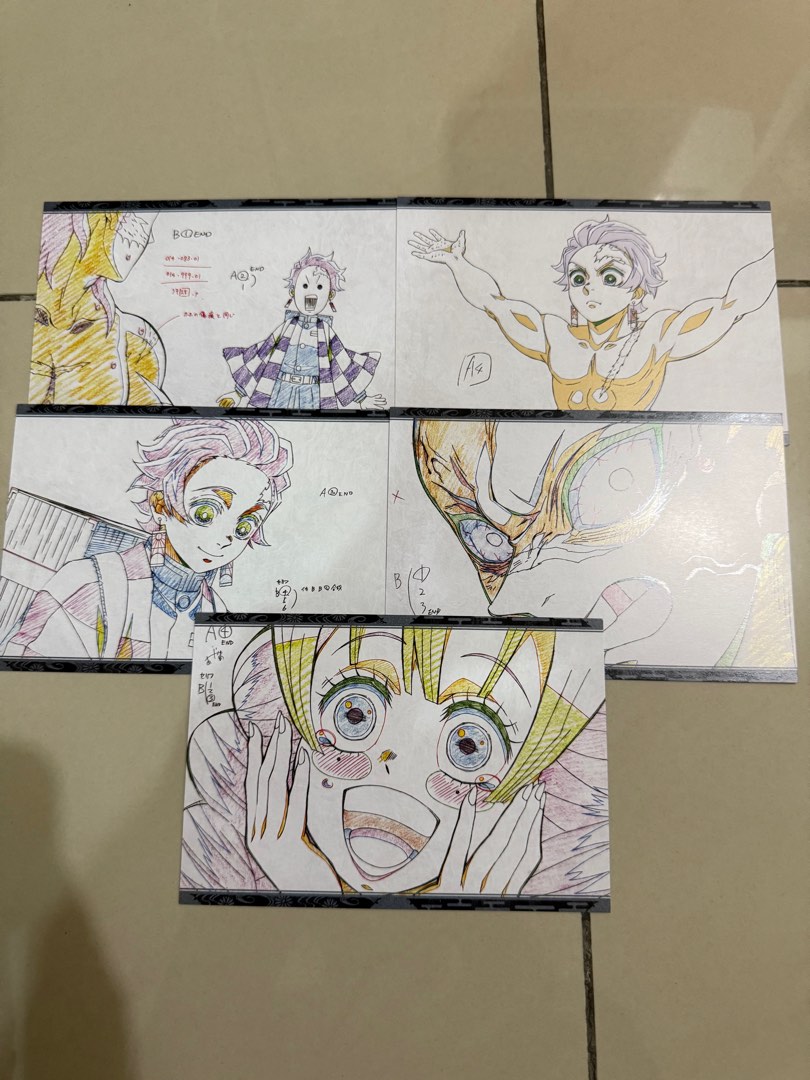 Demon Slayer Original Animation Frames / Storyboard Art Set, Sports ...