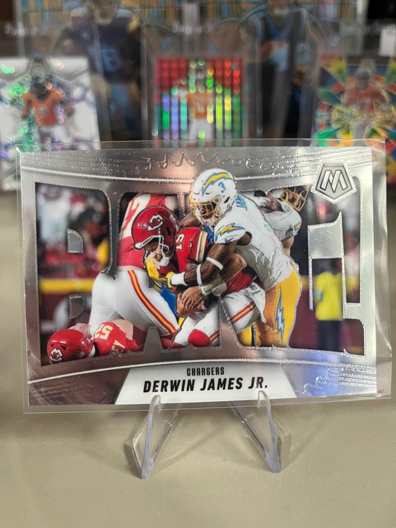 Derwin James jr Bang 2025 panini Mosaic Football insert NFL card ...