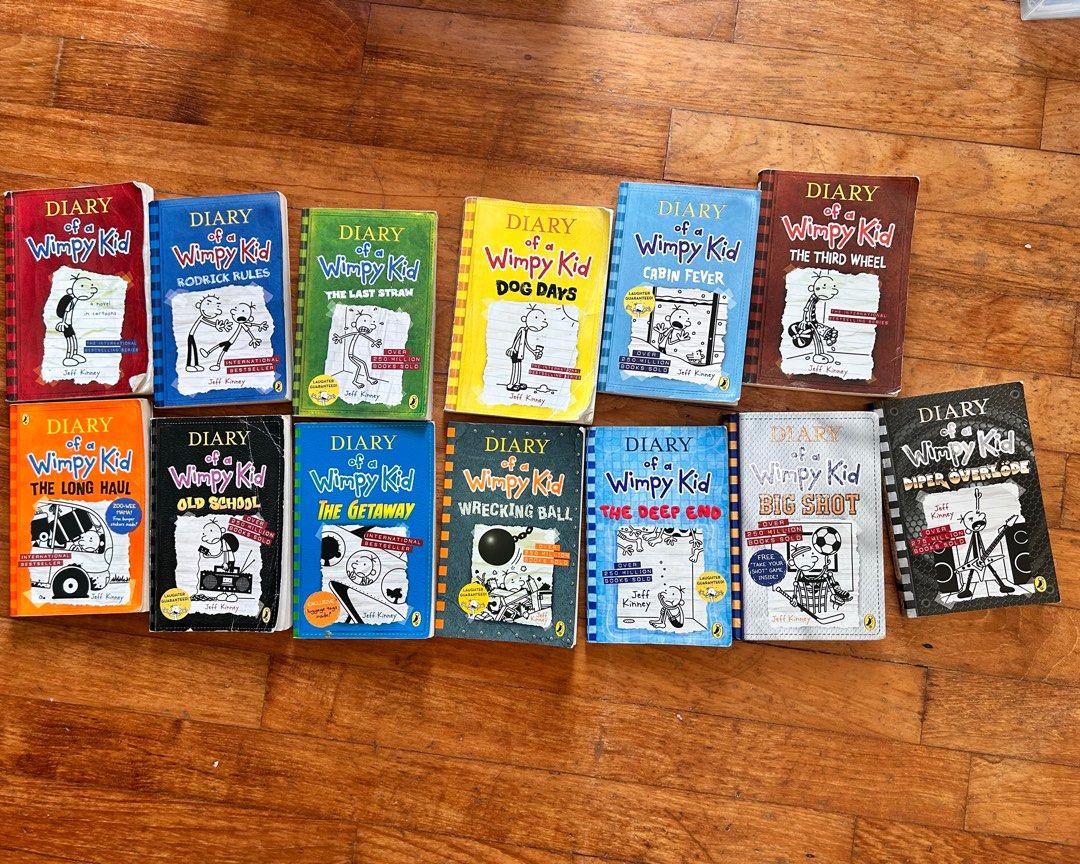 Diary of a Wimpy Kid Book Collection, Hobbies & Toys, Books & Magazines ...