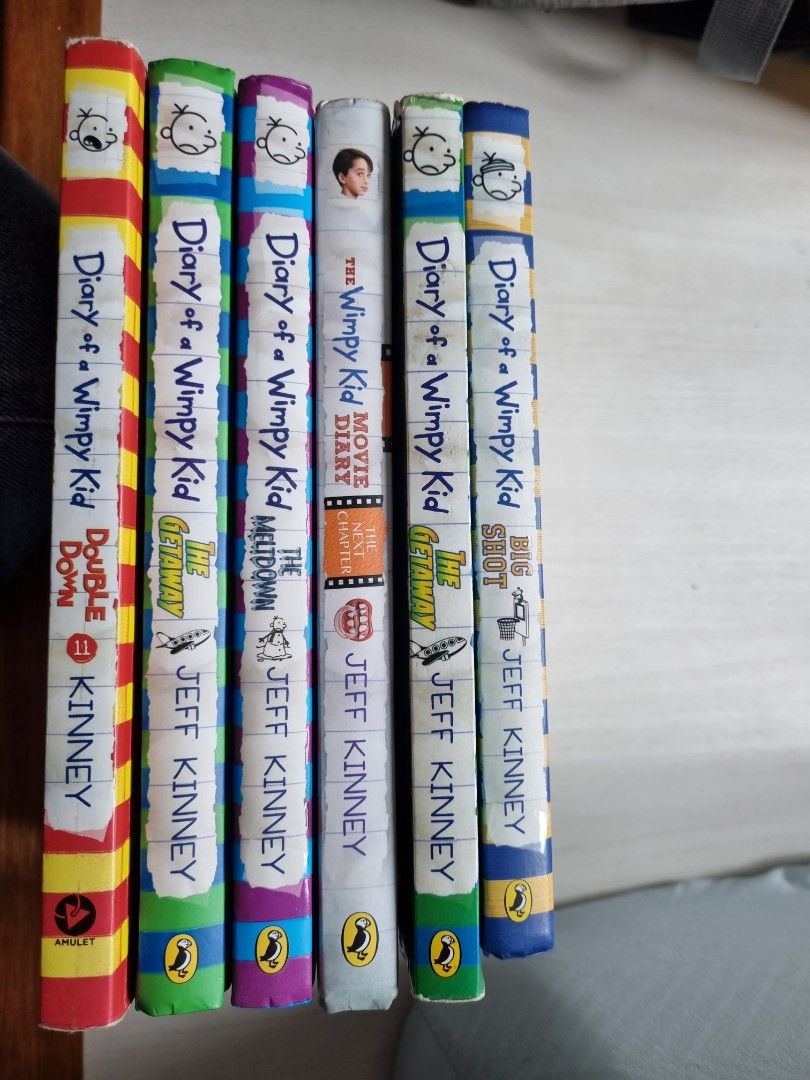 Diary of a Wimpy Kid Book Set, Hobbies & Toys, Books & Magazines ...