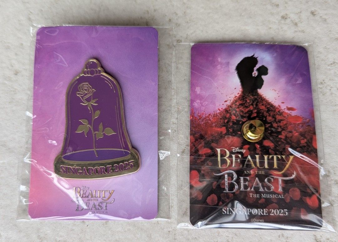 Disney Beauty and The Beast pin, Hobbies & Toys, Memorabilia ...