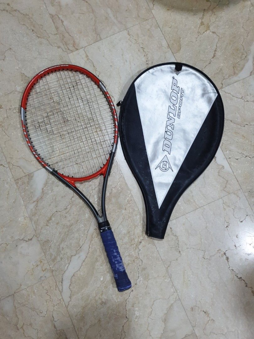Dunlop Tennis Racket with Cover, Sports Equipment, Sports & Games ...