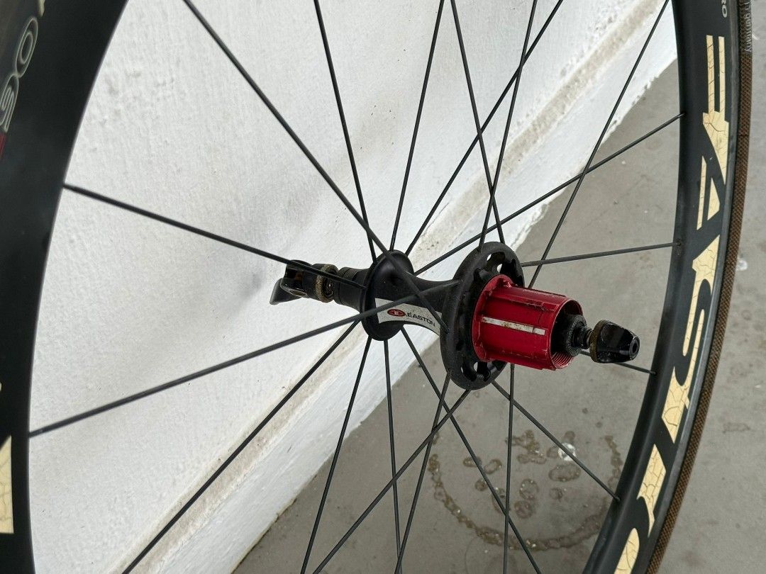 Easton ec90 carbon wheelset for fixie / track / roadbike, Sports ...