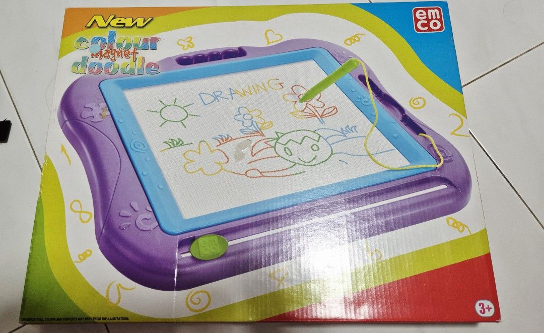 Emco New Colour Magnetic Doodle Board, Hobbies & Toys, Toys & Games on ...