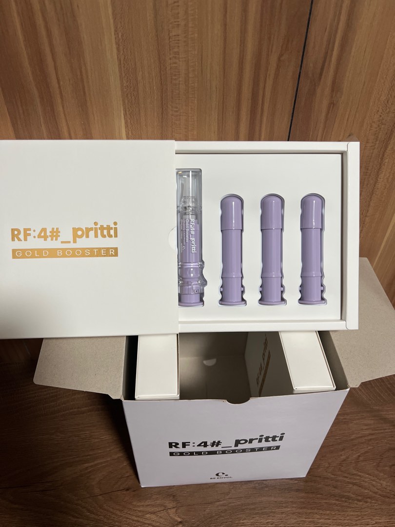 Envol Pritti RF:4# Gold Booster Ampoule Set (Brand New, Authentic) 5ml ...