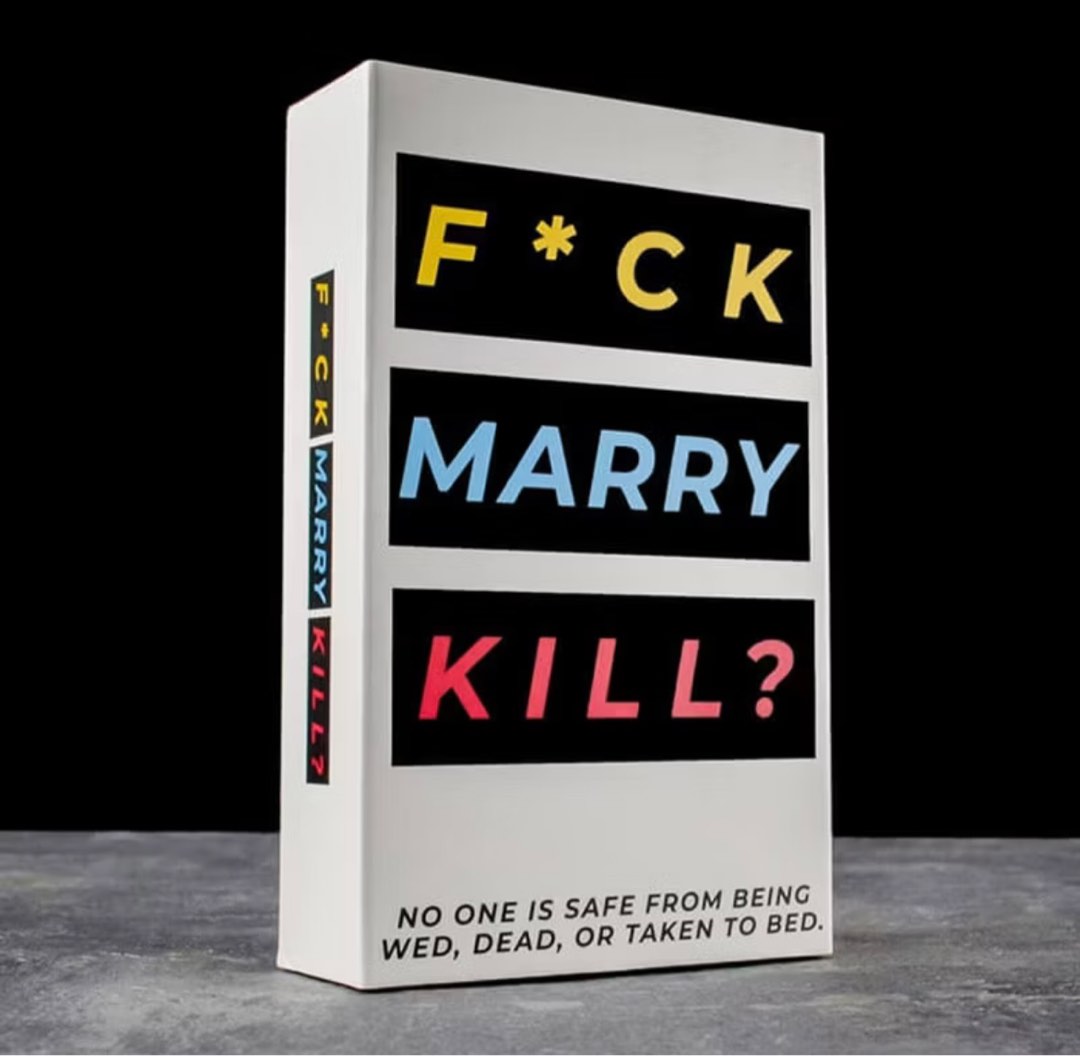 F*ck, Marry, Kill? Card Game, Hobbies & Toys, Toys & Games on Carousell