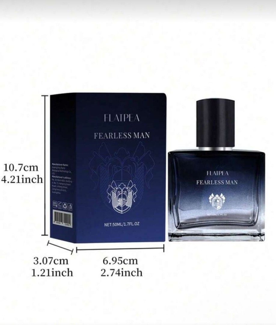 FLAIPEA Fearless Man Perfume 50ml, Beauty & Personal Care, Fragrance ...