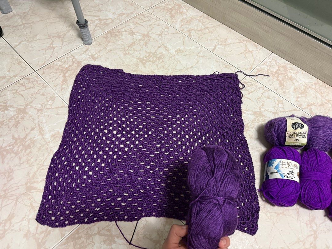 FREE Yarns and unfinished project 2, Hobbies & Toys, Stationery & Craft ...