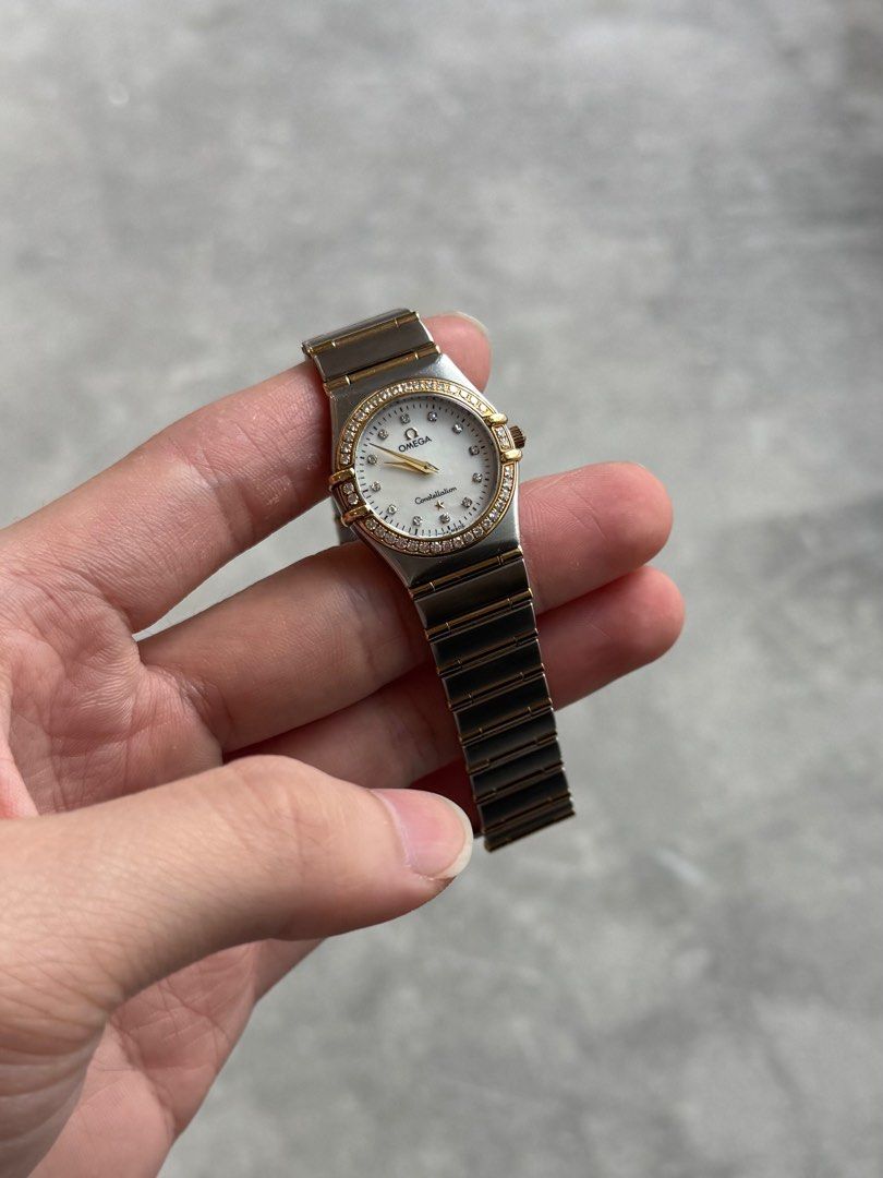 Full set | Omega 12777500 Constellation Ladies Quartz, Luxury, Watches ...