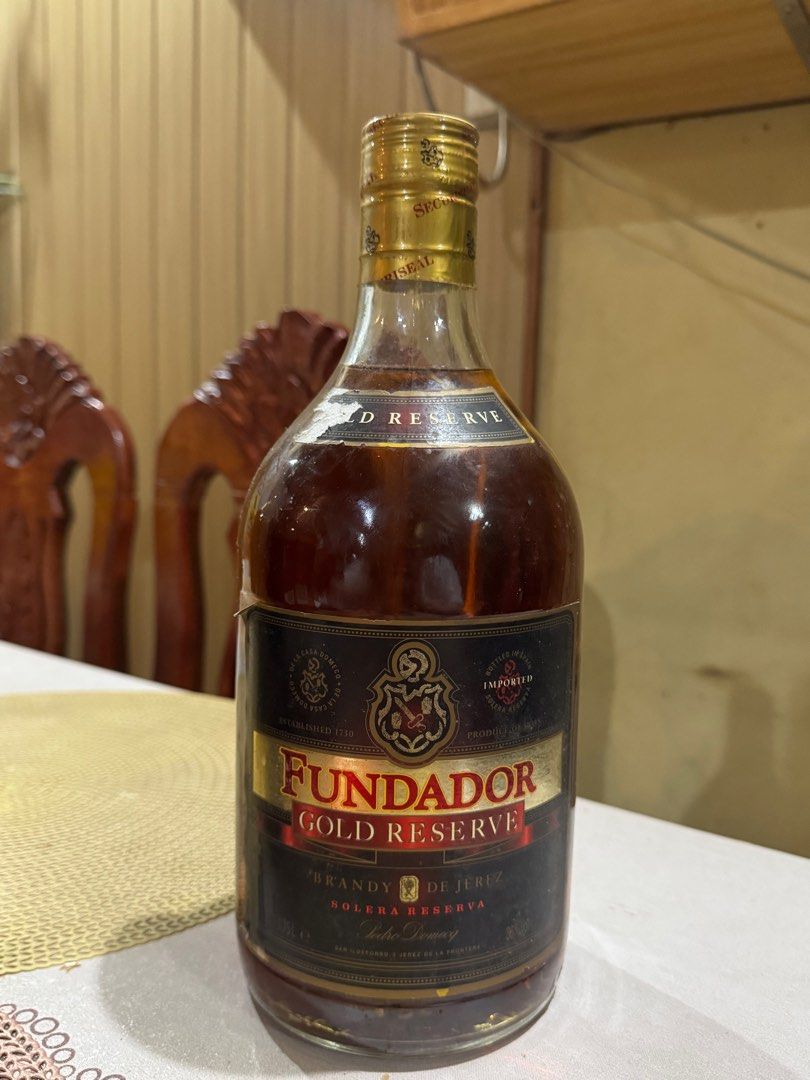 Fundador Gold Reserve Brandy de Jerez 1.75L, Food & Drinks, Beverages ...