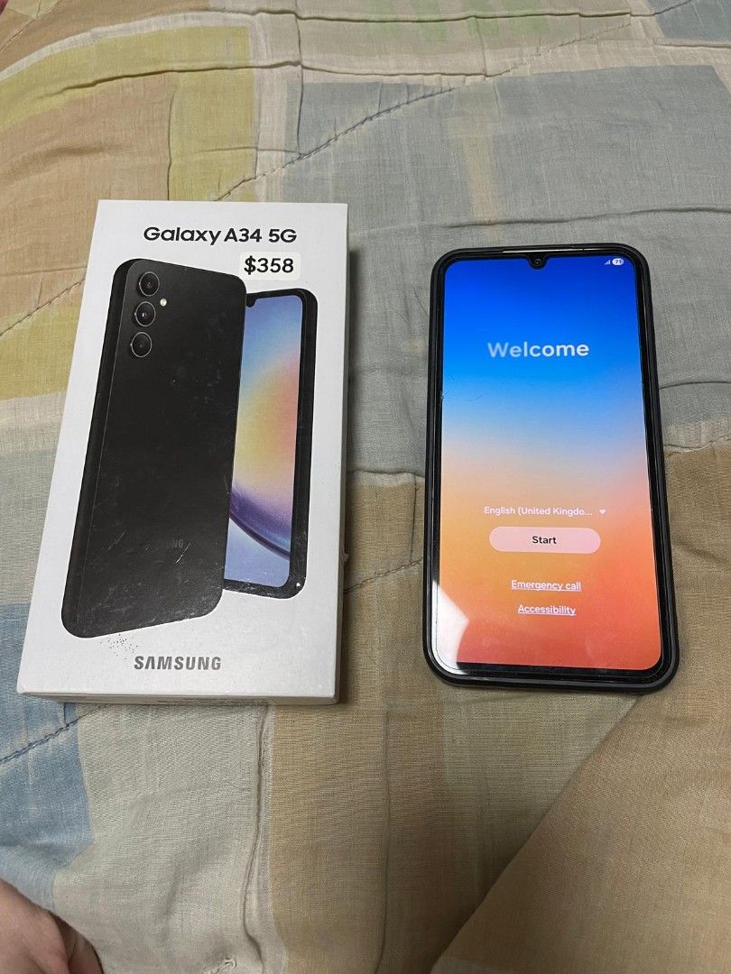 Galaxy A34 5G Awesome Graphite 128GB, Mobile Phones & Gadgets, Mobile ...