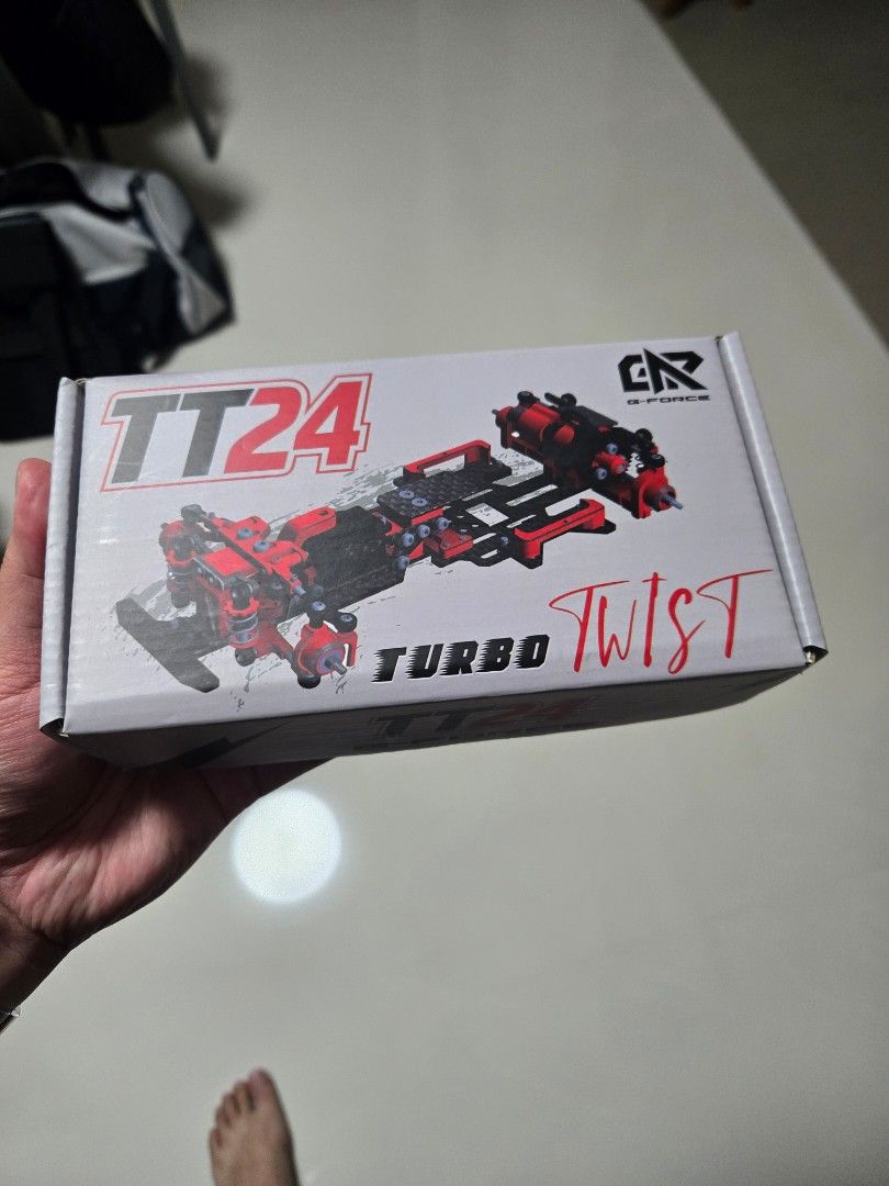 G-Force TT24 1/24 Full CNC Aluminum Drift Chassis Kit, Hobbies & Toys ...